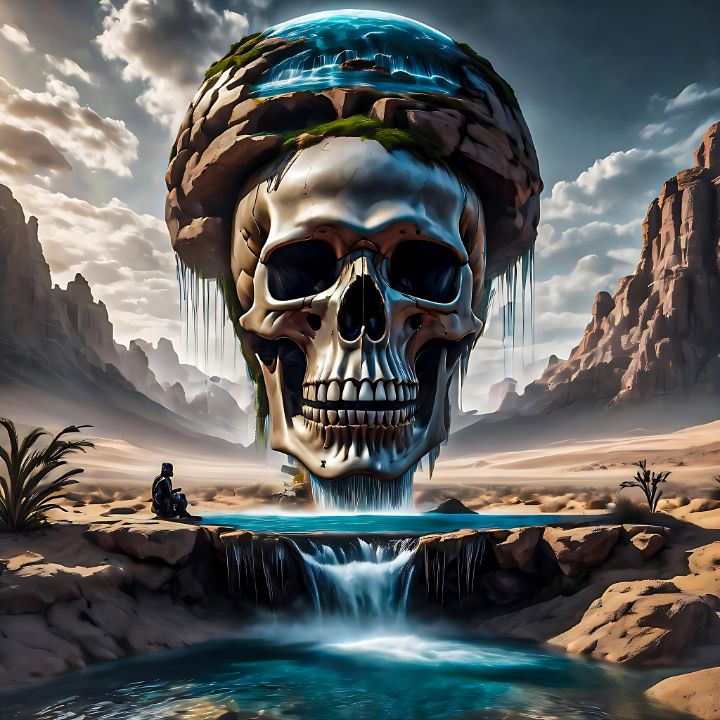 Earth skull - SarimanPage - Digital Art & AI, Fantasy & Mythology ...