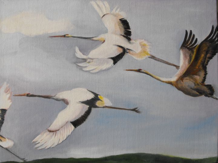 Migration 2 - LRB Fine Art - Paintings & Prints, Animals, Birds, & Fish ...