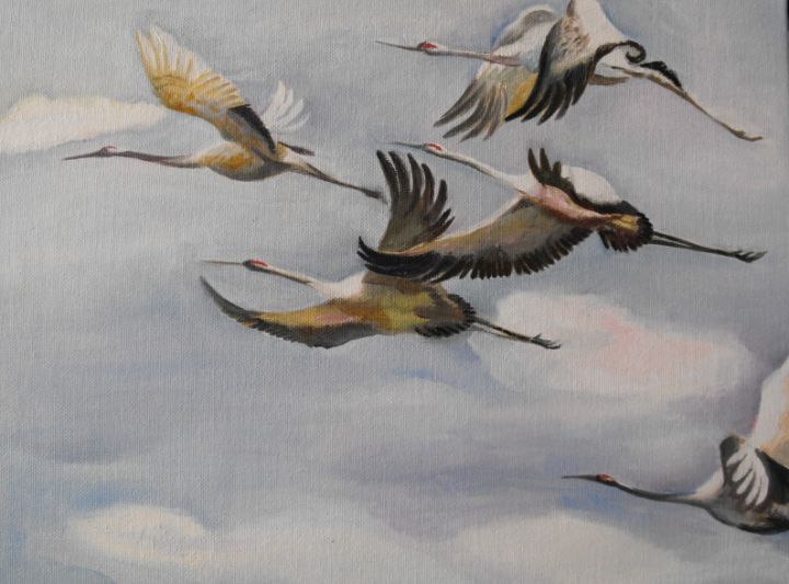 Migration Frame 1 - LRB Fine Art - Paintings & Prints, Animals, Birds ...