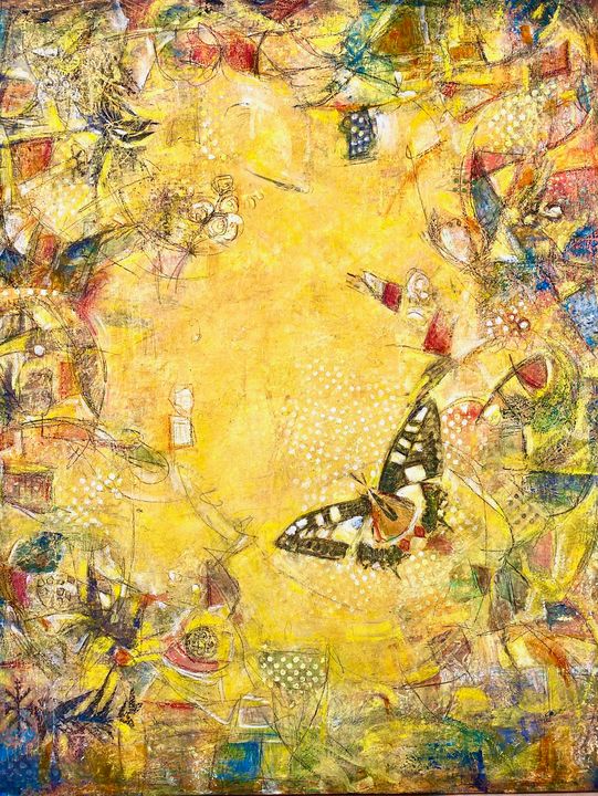 Scattered Sunshine - Ezshwan - Paintings & Prints, Abstract, Color - ArtPal