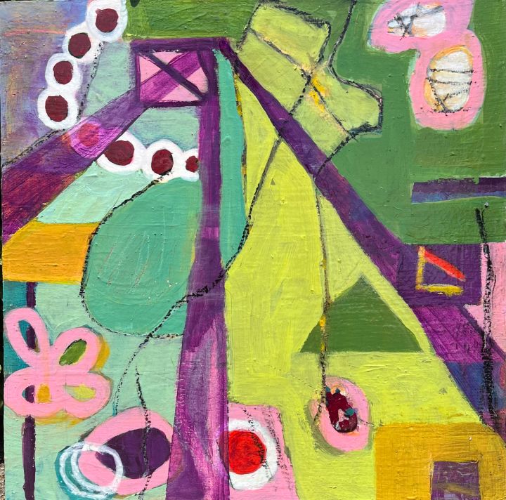 Palimpsest - Carolyn Berkowitz Art - Paintings & Prints, Abstract ...