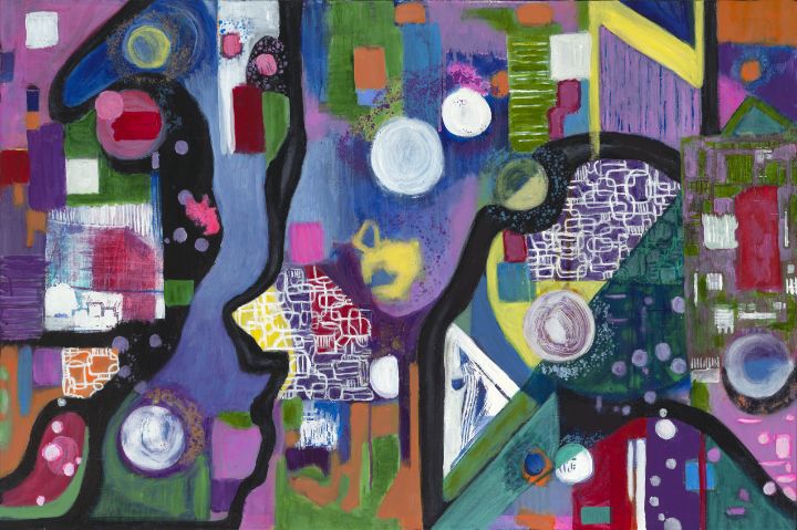 Neighborhood Mosaic - Carolyn Berkowitz Art - Paintings & Prints ...
