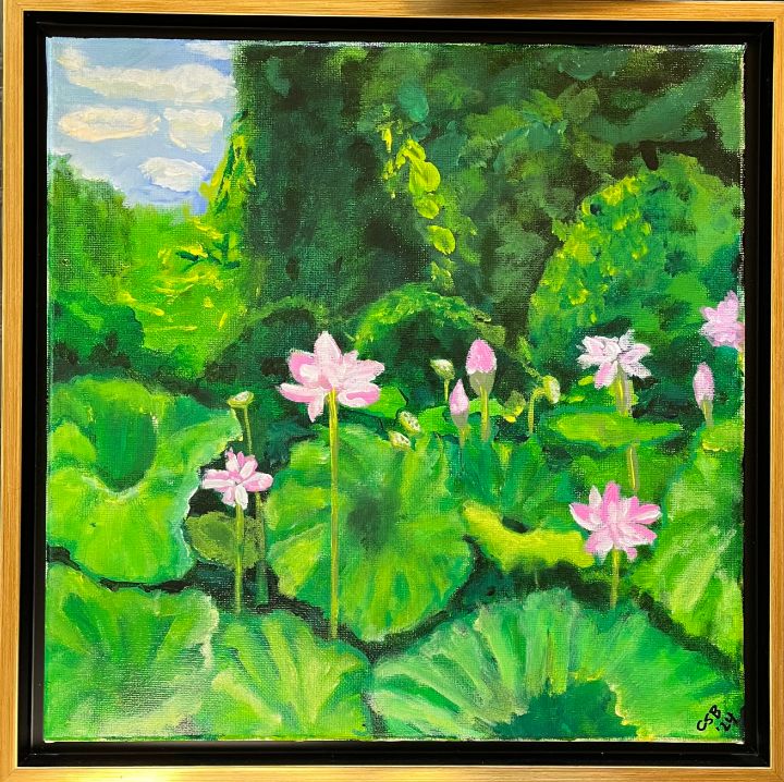 Reaching Skyward - Carolyn Berkowitz Art - Paintings & Prints, Flowers ...