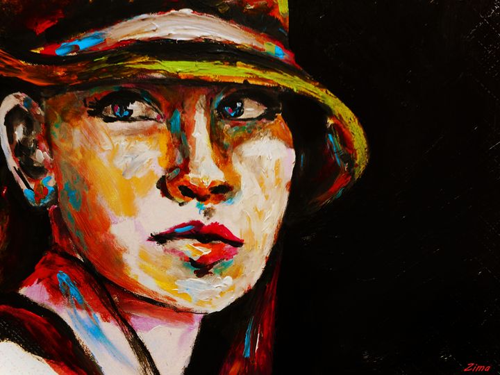 Beauty and Chaos - Zima - Paintings & Prints, People & Figures ...
