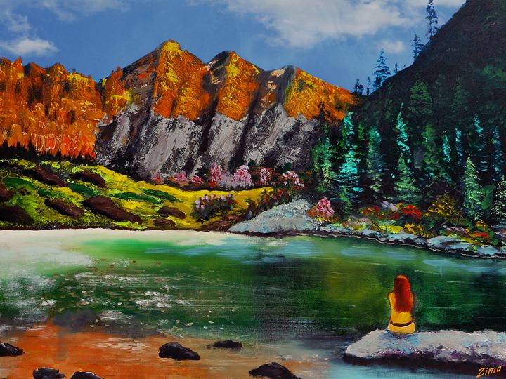 All Senses Respond - Zima - Paintings & Prints, Landscapes & Nature ...