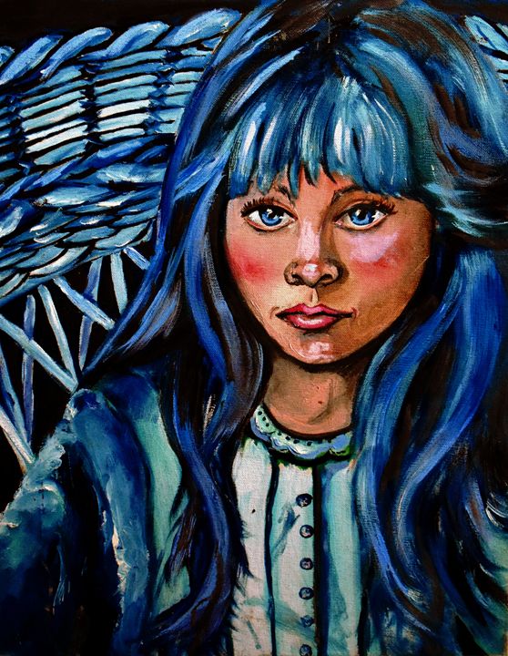 Shades of Blue - Zima - Paintings & Prints, Fantasy & Mythology ...