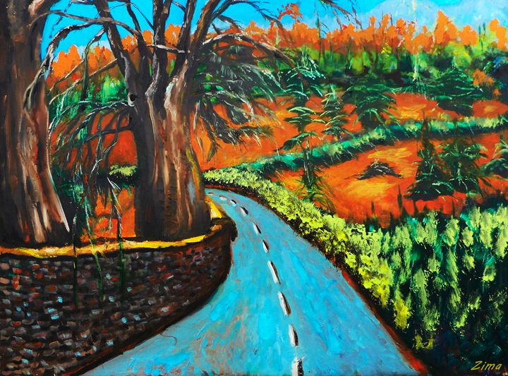 Joy Ride - Zima - Paintings & Prints, Landscapes & Nature, Seasons ...
