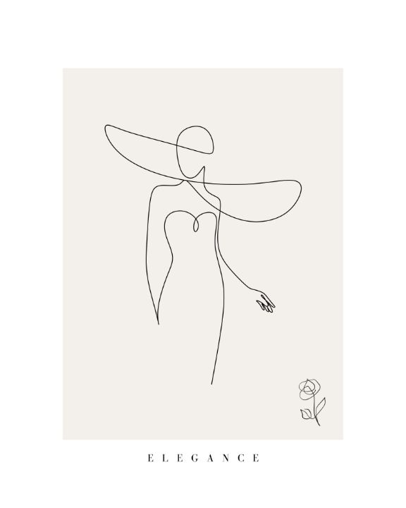 ELEGANCE - Chart Art - Drawings & Illustration, People & Figures ...