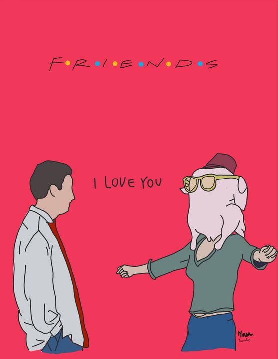 Friends poster - Artisinfinds - Digital Art & AI, Entertainment ...