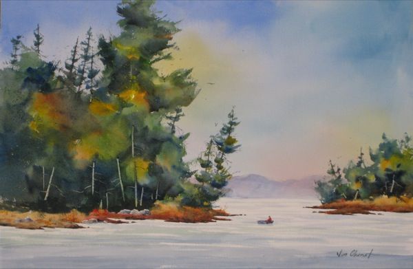 Sound of Silence - Jim Oberst Watercolors - Paintings & Prints ...