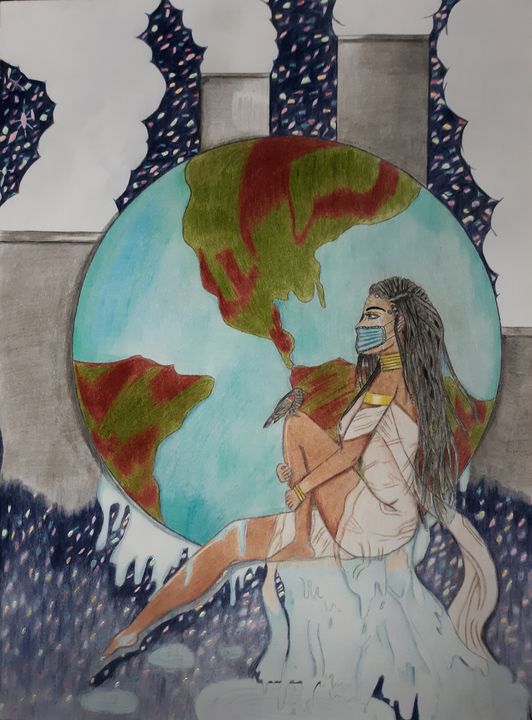 Earth's death day - MainethamanicArtist - Drawings & Illustration ...