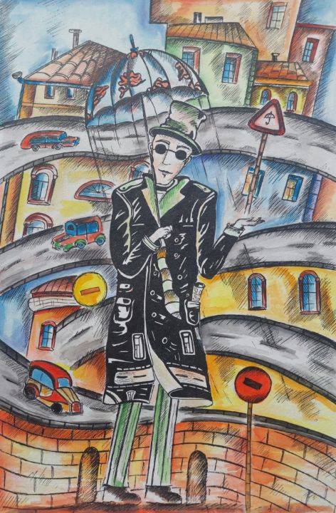 M. M. SLEPUKHIN - Drawings & Illustration, Fantasy & Mythology, Dreamscapes - ArtPal