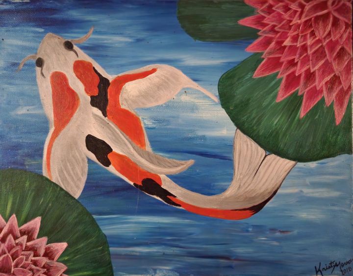 Coy fish - Miss Morrows art - Paintings & Prints, Animals, Birds ...