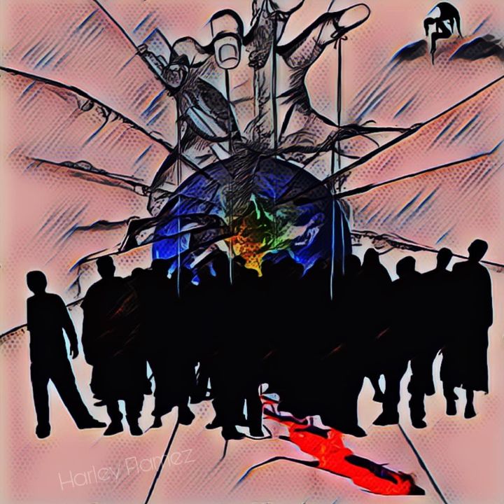 Puppet Master - Harley Flamez - Digital Art & AI, Politics & Patriotism ...