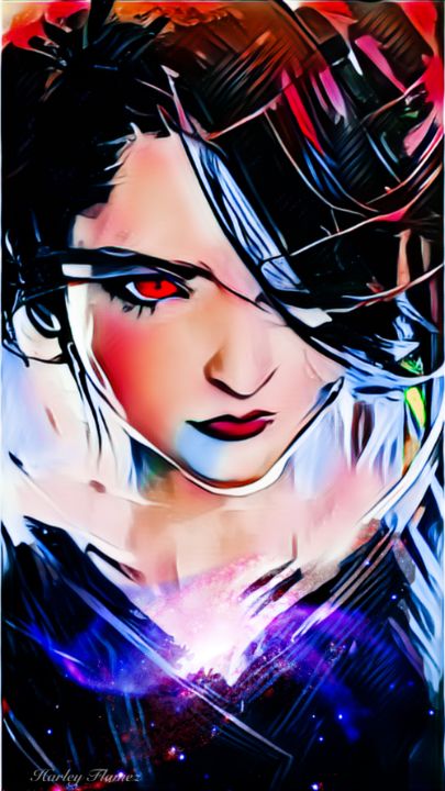 Galaxy Princess - Harley Flamez - Digital Art & AI, Fantasy & Mythology ...