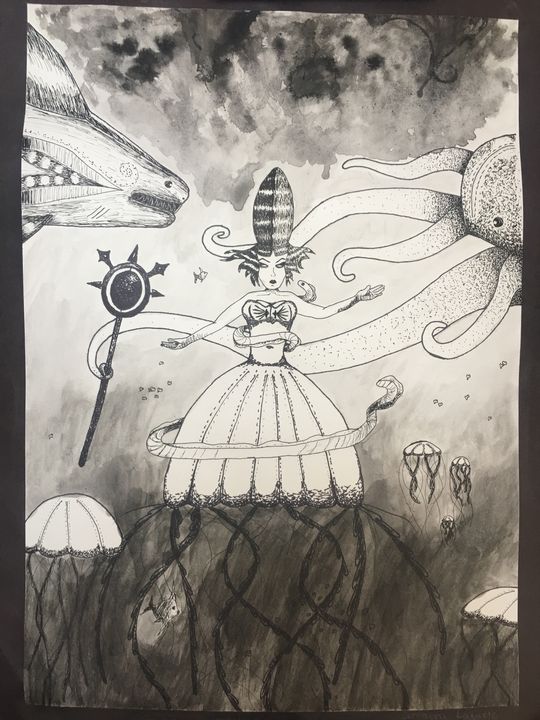 Queen of the Sea - Monsieur Gregarious - Drawings & Illustration ...