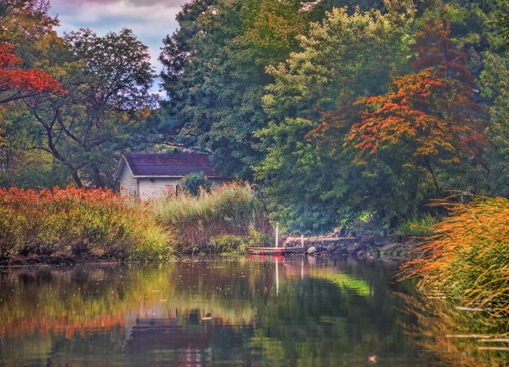 Blind Brook in Autumn - Northeast USA - Photography, Landscapes ...