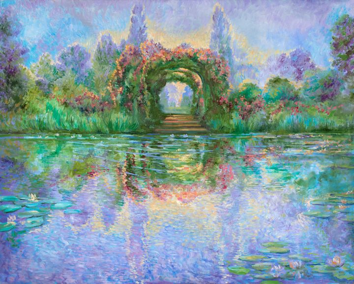 rose arch - Monetti - Paintings & Prints, Flowers, Plants, & Trees ...