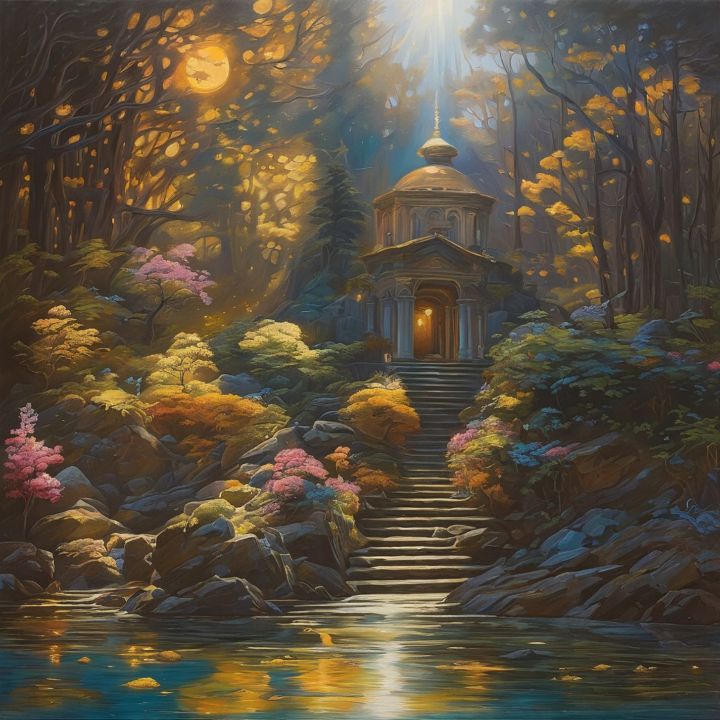 "Aureate Allegories" - Shubham Gour - Drawings & Illustration, Fantasy & Mythology, Mythology ...