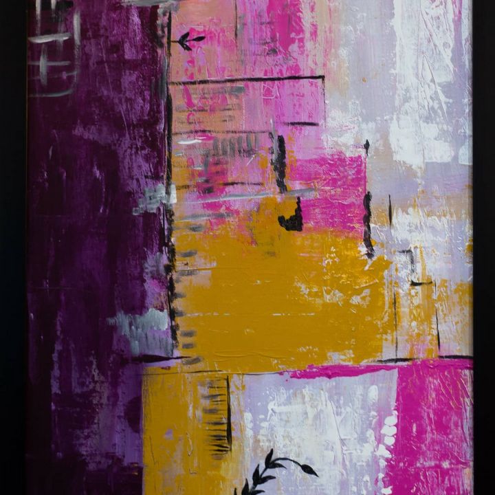 Stroke art. Abstract art work on can - Stroke art - Paintings & Prints ...
