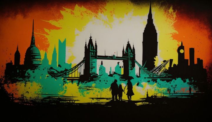 A Journey Through London - Guardians of the Canvas - Digital Art & AI ...