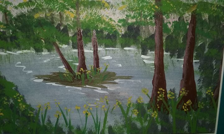 Cypress Swamp - Studio 3B - Paintings & Prints, Landscapes & Nature ...