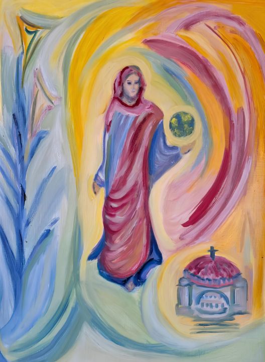 HOLY MOTHER - FOTINI - Paintings & Prints, Religion, Philosophy ...