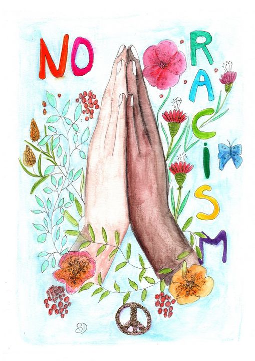 No racism hands - Mademoiselle Samantha - Drawings & Illustration ...