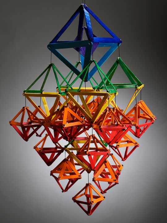 Fractus Kundalini - mobile sculpture - Vitart.Gallery - Sculptures ...