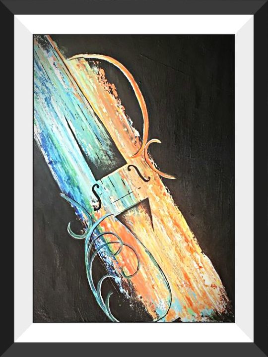 The Violin - J Wiggins - Paintings & Prints, Entertainment, Music ...