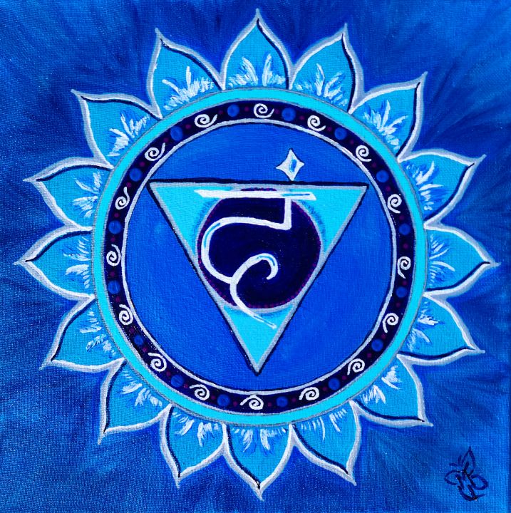Throat Chakra-Vishuddha - Winged Visionary Art - Paintings & Prints ...