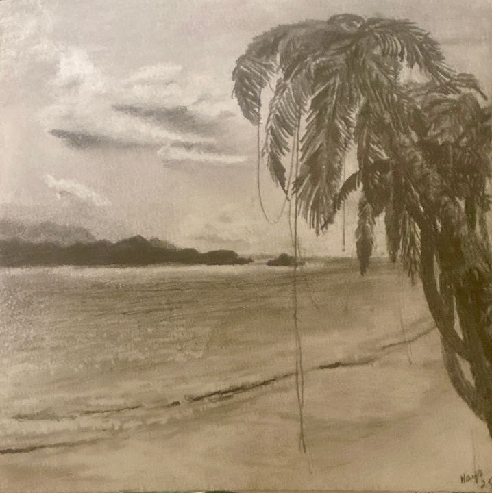 Tranquil Beach - Jason Hays - Paintings & Prints, Places & Travel ...