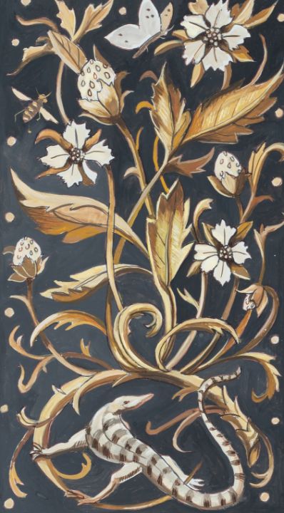 Decorative Panel 1 - Marsha Bowers Fine Art - Paintings & Prints ...