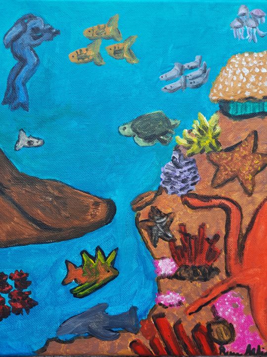 Beneath the Surface - Renee Arbia Art - Paintings & Prints, Animals ...