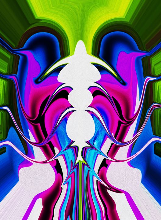 Alien navigator in a UFO - Helen A. Lisher - Digital Art & AI, Fantasy ...