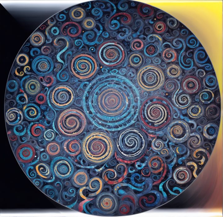 Jupiter`s North pole cyclones mosaic - Despoin Moony - Digital Art & AI ...