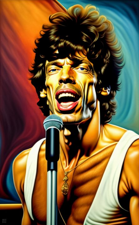 MIck - Paintings - Paintings & Prints, People & Figures, Portraits ...