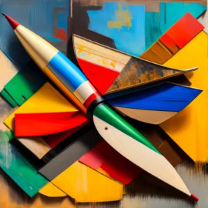 Assemblage #6 - Paintings - Paintings & Prints, Abstract, Man-made ...