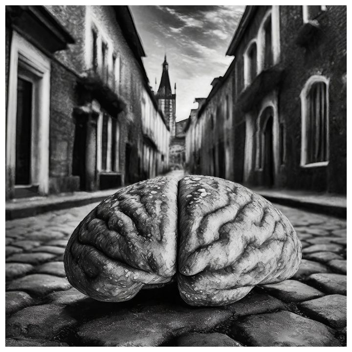 thought - Paintings - Digital Art & AI, Abstract, Man-made Objects - ArtPal