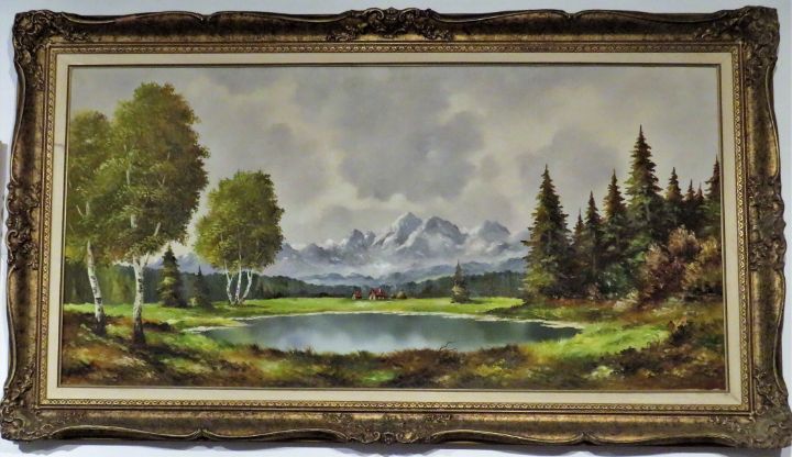 Estate - MILESKI - Paintings & Prints, Landscapes & Nature, Lakes ...