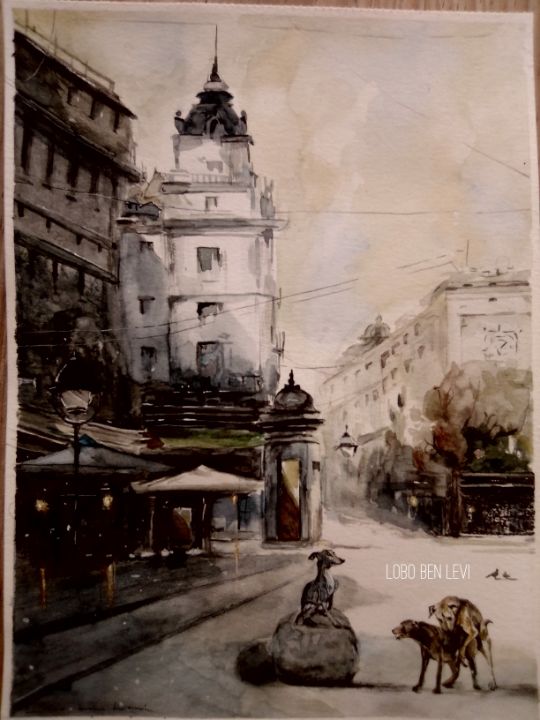 Watercolor by Lobo ben Levi - Lobo Vision - Paintings & Prints ...