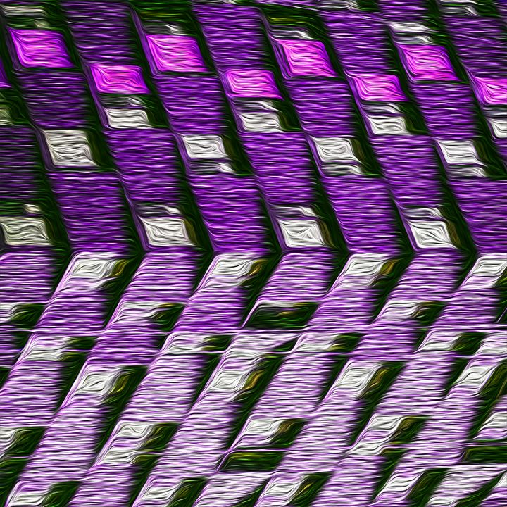 Purple Blocks - ROYGBIV Thrift Art - Paintings & Prints, Abstract ...