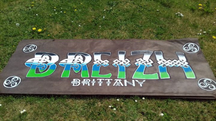 Breizh (Brittany) Leather Banner - Heather M. Grogan - Drawings ...