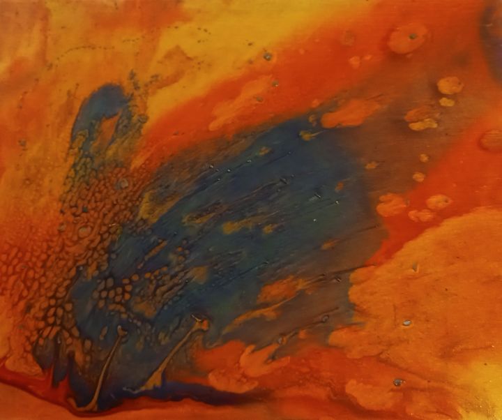 Swipe - Heather M. Grogan - Paintings & Prints, Abstract, Movement - ArtPal