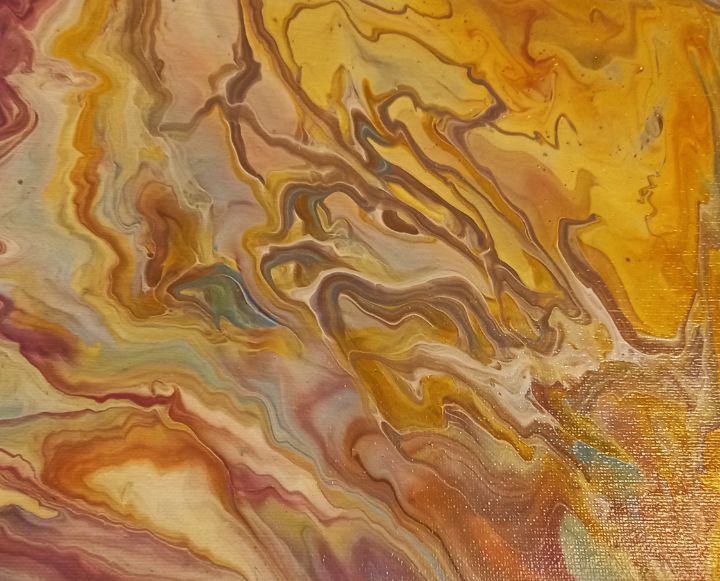 Cake in the Rain - Heather M. Grogan - Paintings & Prints, Abstract ...