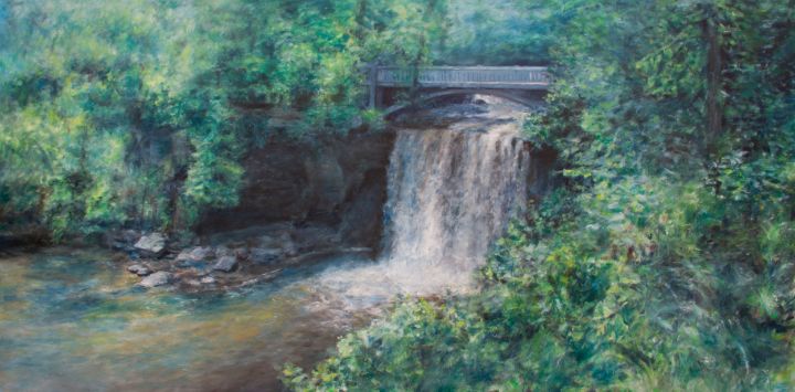 Minneopa Falls - Philip Smith - Paintings & Prints, Landscapes & Nature ...