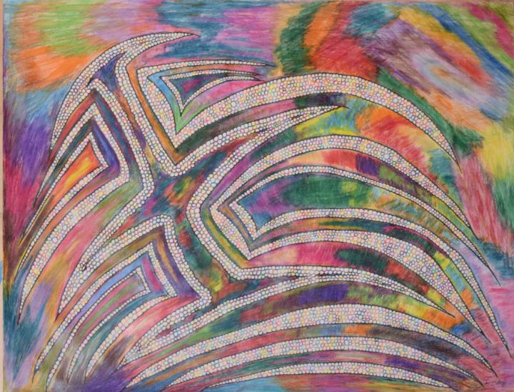 The Jumper - Mind-Meld Gallery - Paintings & Prints, Abstract, Movement ...