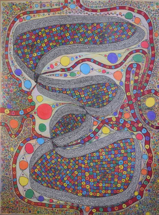 one (1of 2) - Mind-Meld Gallery - Paintings & Prints, Abstract, Color ...