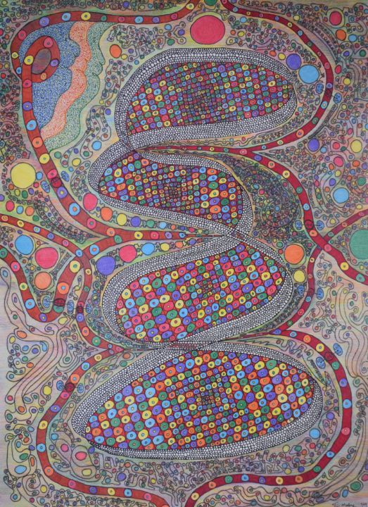 Two of Two - Mind-Meld Gallery - Paintings & Prints, Abstract, Color ...