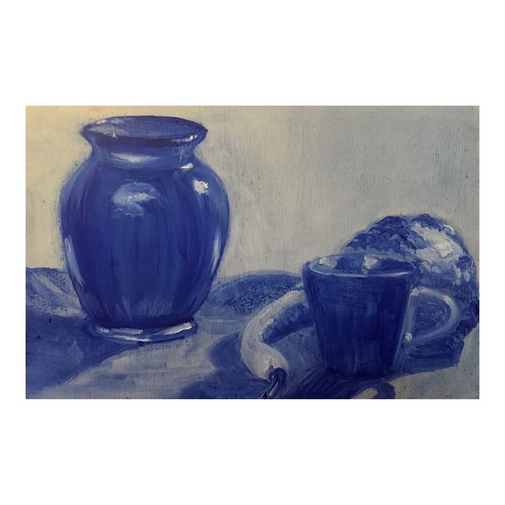 Untitled Blue Still Life no. 1 - Artwork for Sale - Paintings & Prints ...